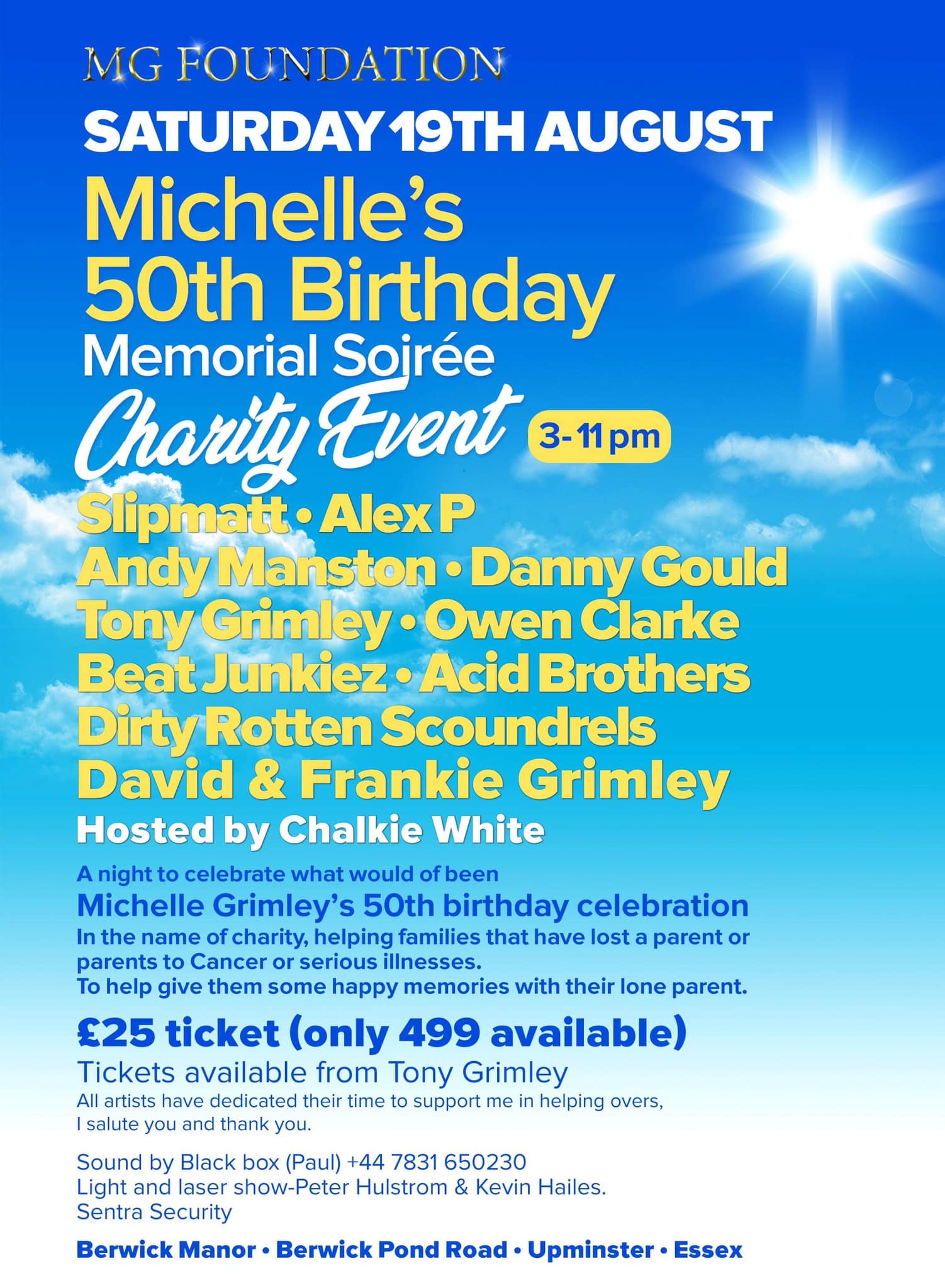 MG Foundation - Michelle's 50th Birthday Memorial Soiree - Charity ...